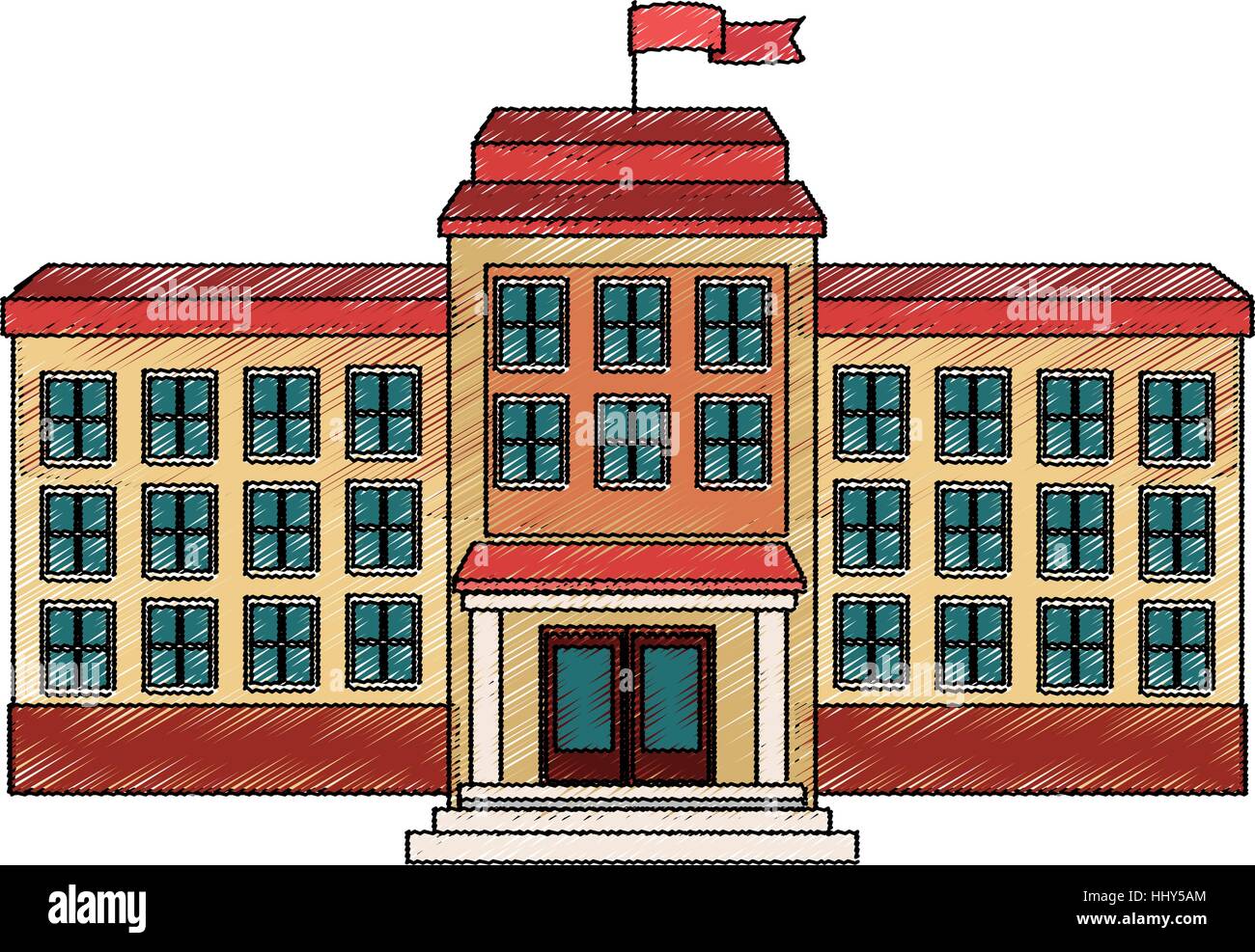 school building icon Stock Vector Image & Art - Alamy