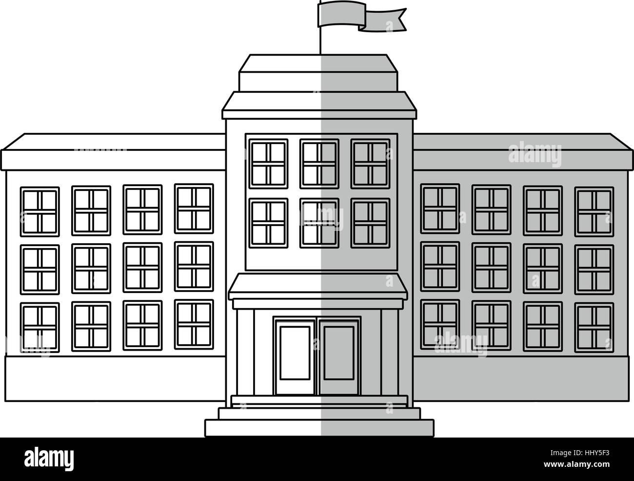 school building icon Stock Vector Image & Art - Alamy