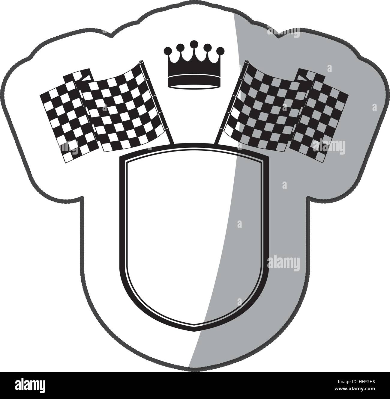 Half shield Stock Vector Images - Alamy