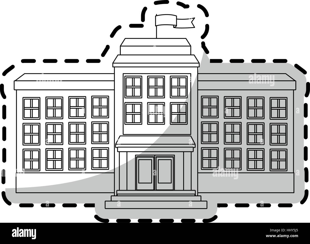 school building icon Stock Vector Image & Art - Alamy