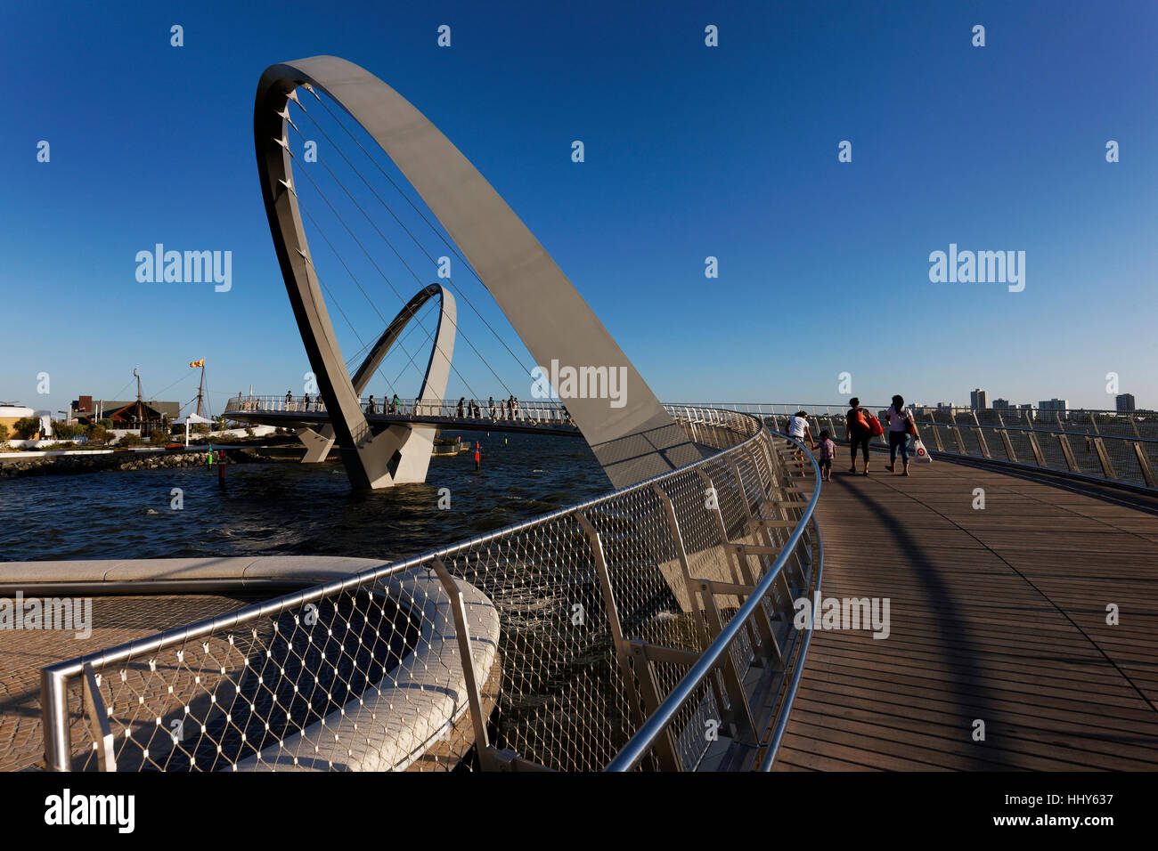Elizabeth quay bridge perth hi-res stock photography and images - Alamy