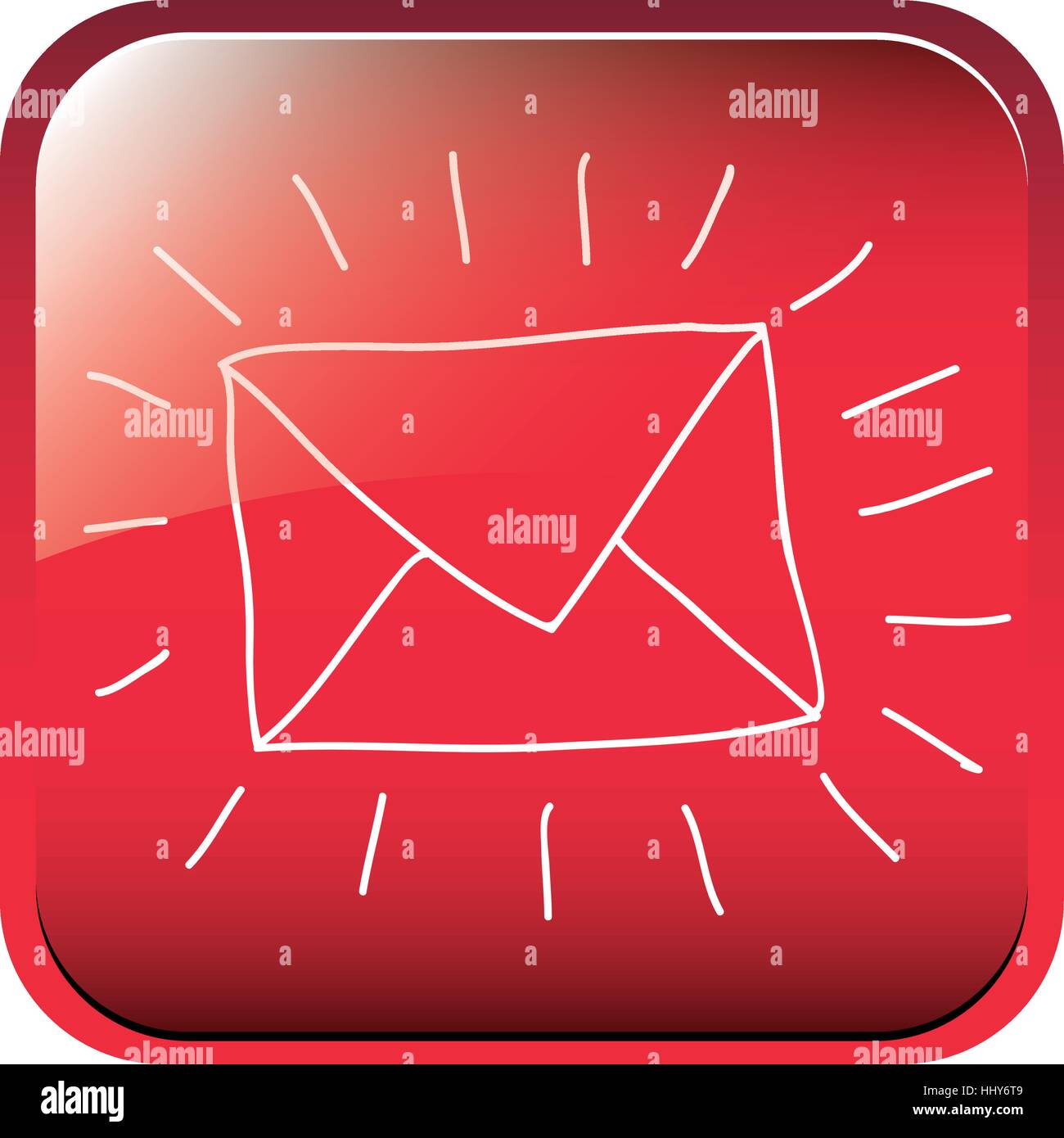 Button envelope closed background Stock Vector Images - Alamy