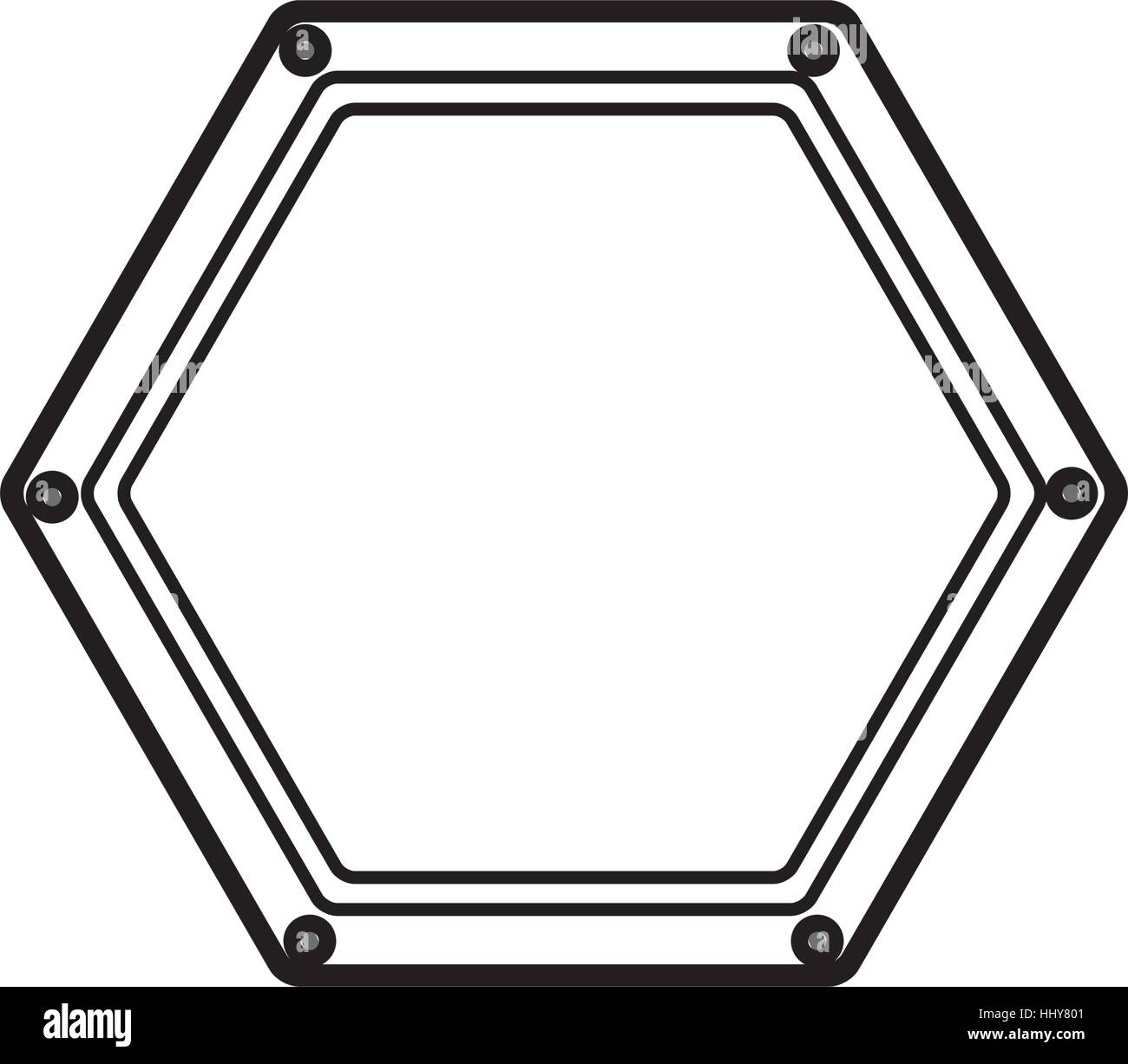Hexagon Shape High Resolution Stock Photography and Images - Alamy