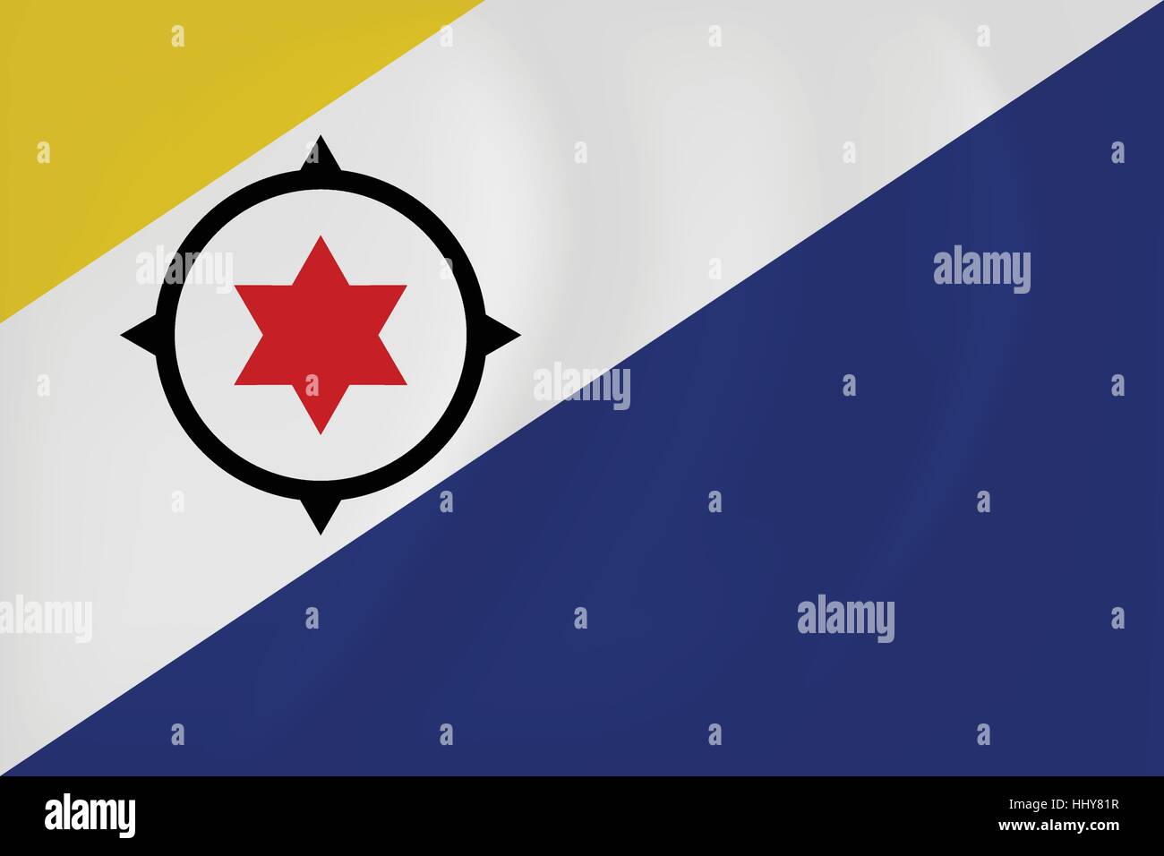 Vector image of the Bonaire waving flag Stock Vector Image & Art - Alamy