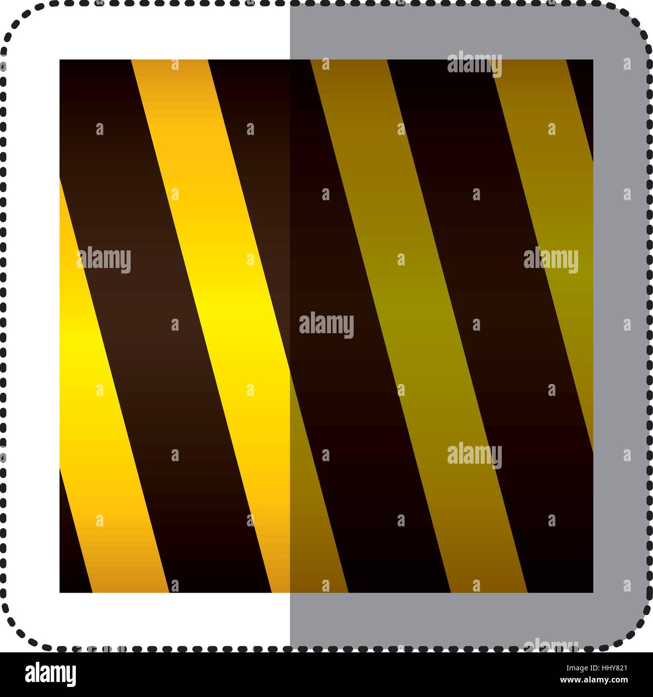 dotted sticker traffic barrier icon vector illustration Stock Vector ...