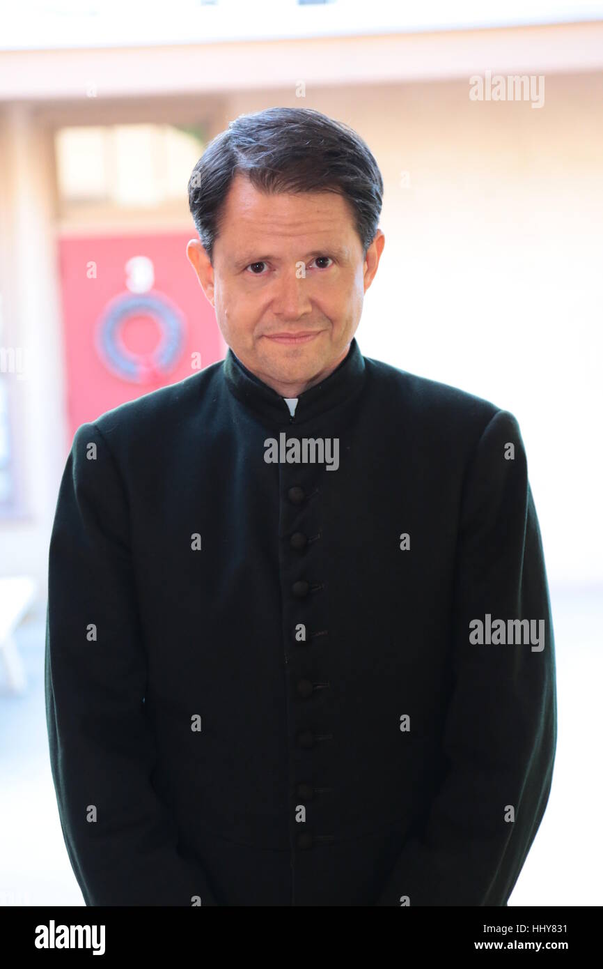 Cast on the film set of upcoming movie 'Holy Terror' at First United ...