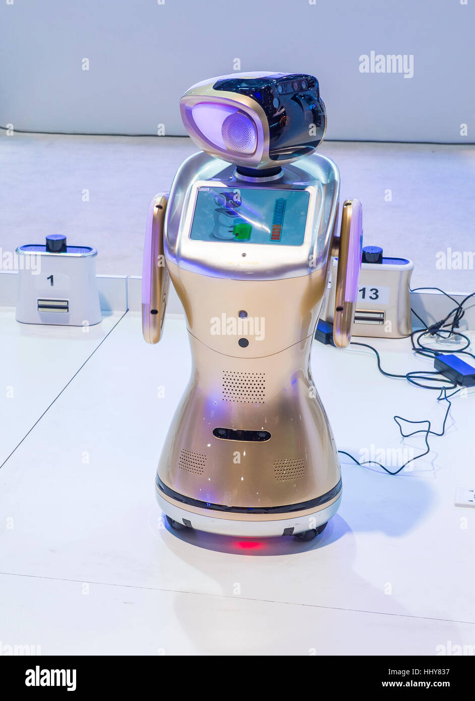 LAS VEGAS - JAN 08 : Robot at the CES Show in Las Vegas, Navada, on ...