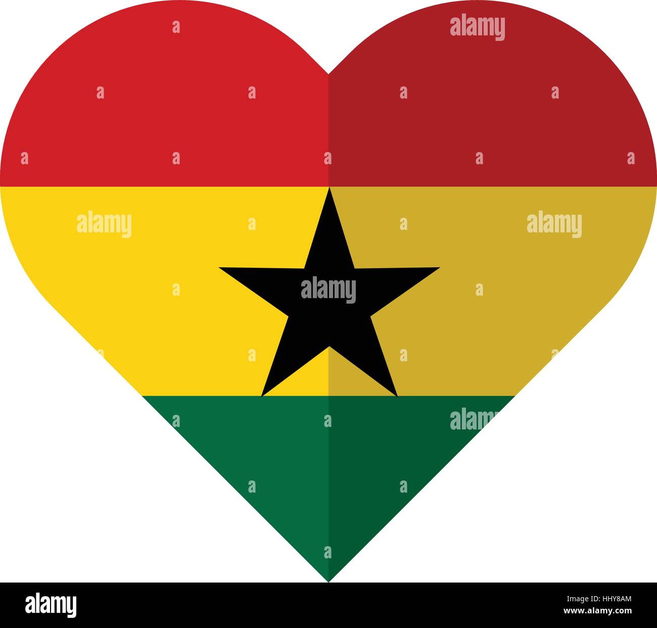 Ghana heart hi-res stock photography and images - Alamy