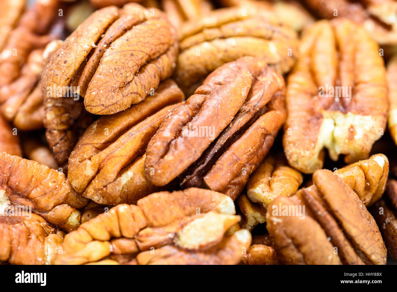 Pecan Nuts Closeup Stock Photo - Alamy