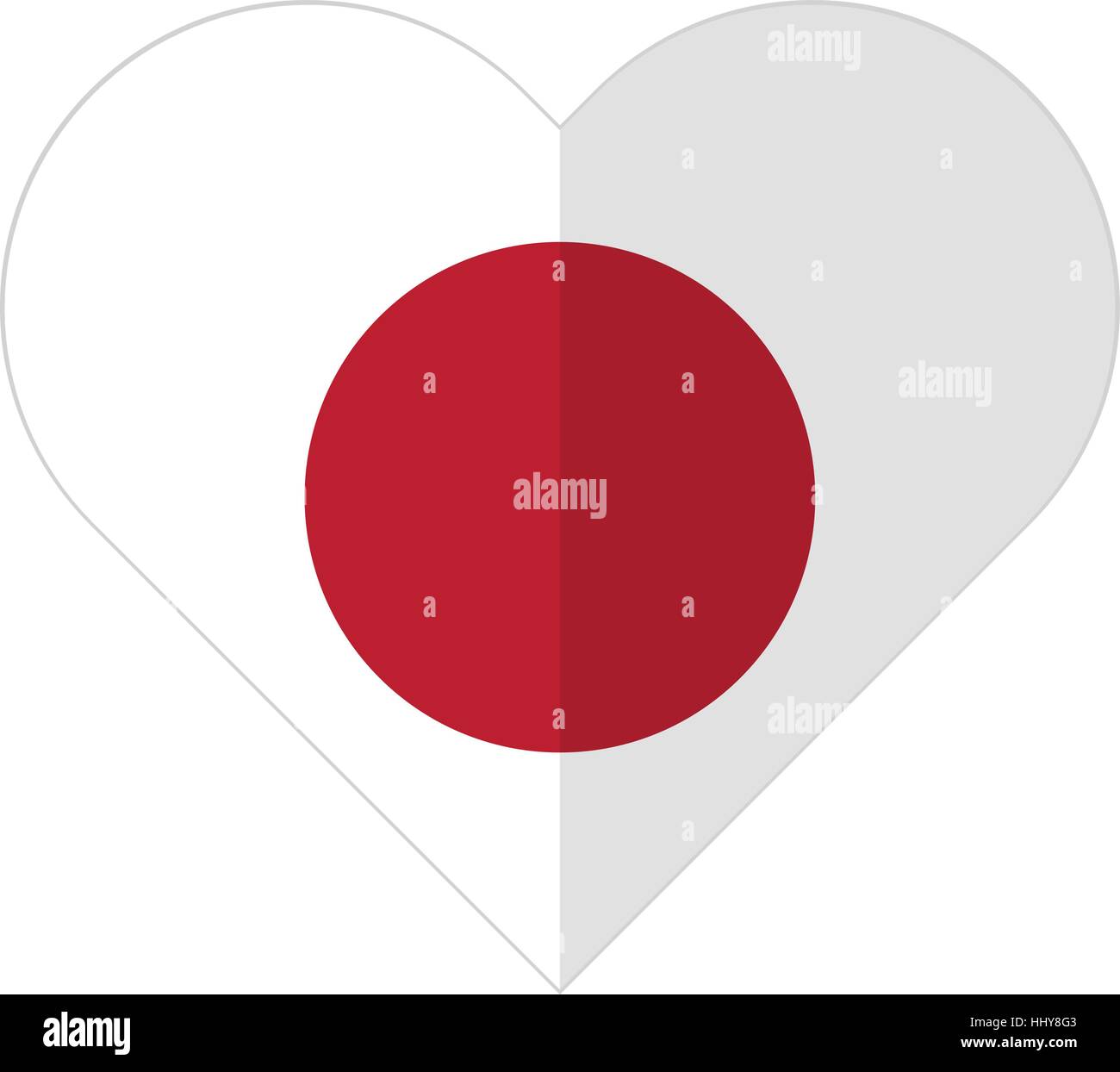 Japan flag official colors Stock Vector Images - Alamy