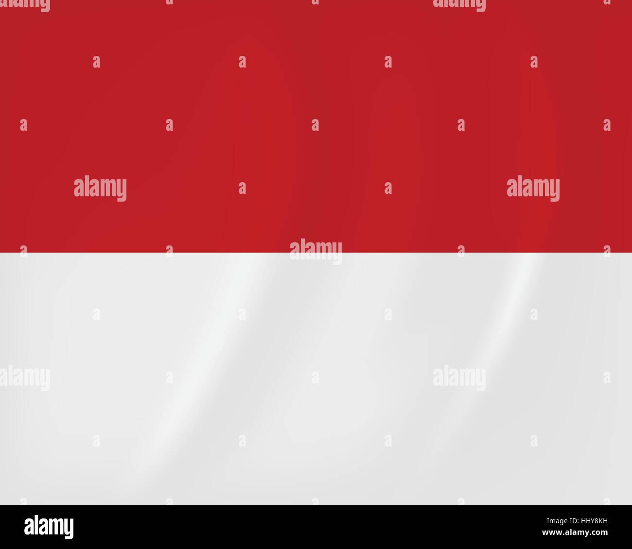 Vector image of the Monaco waving flag Stock Vector Image & Art - Alamy