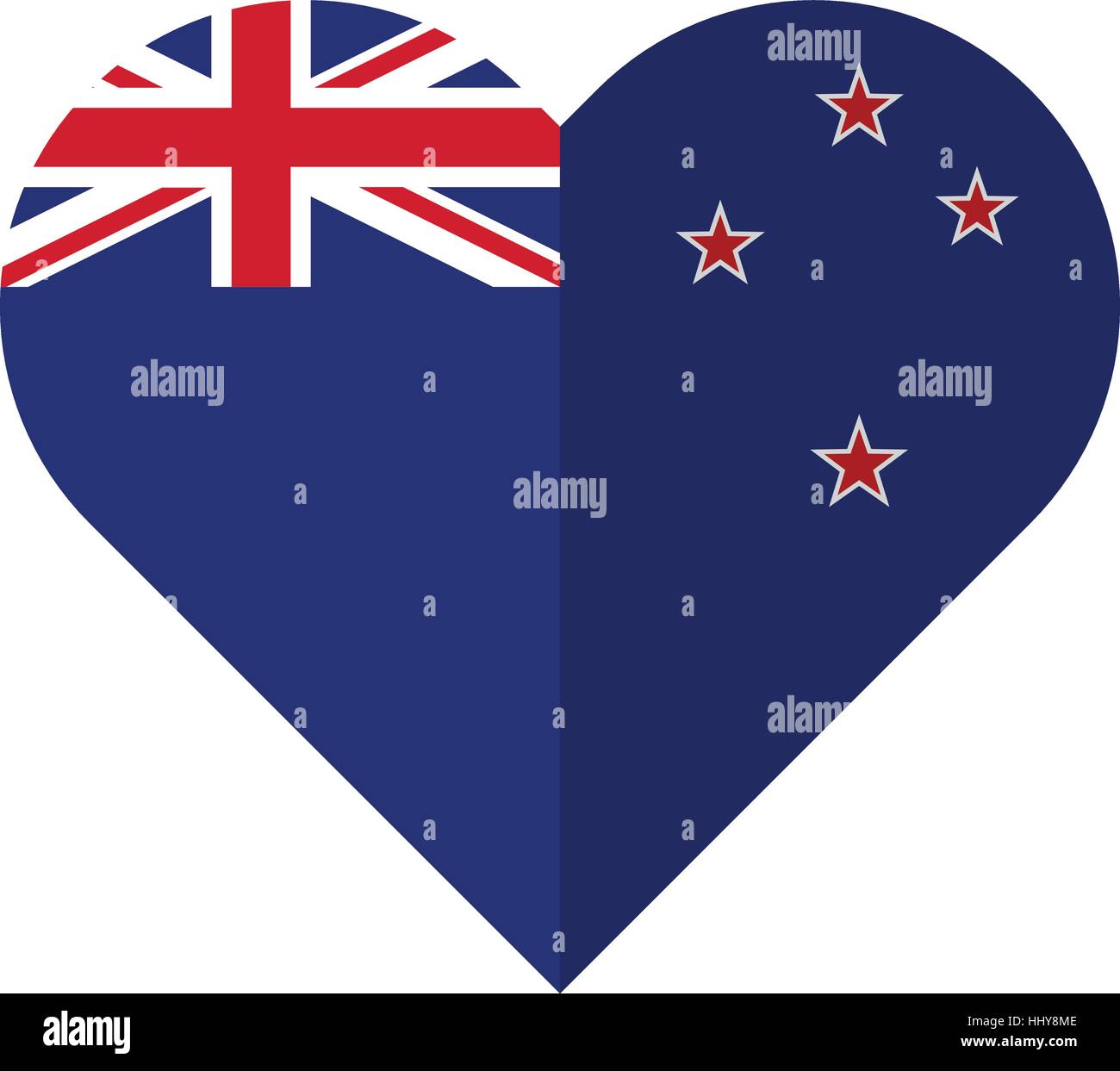 New zealand heart collection hi-res stock photography and images - Alamy
