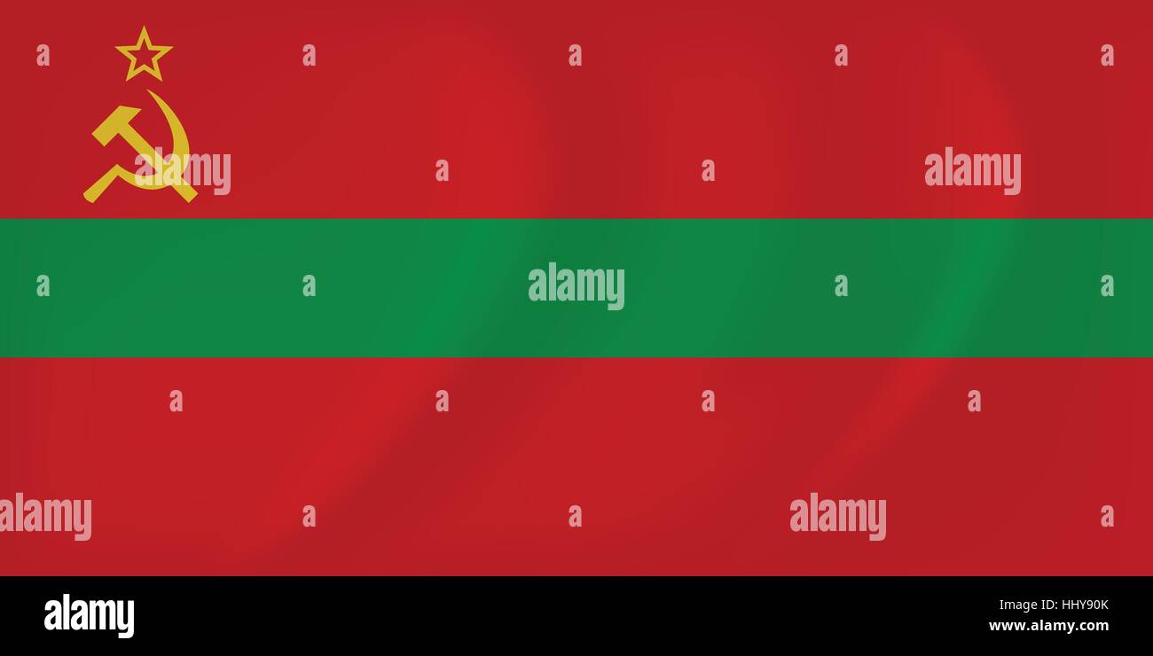 Vector image of the Transnistria waving flag Stock Vector Image & Art ...