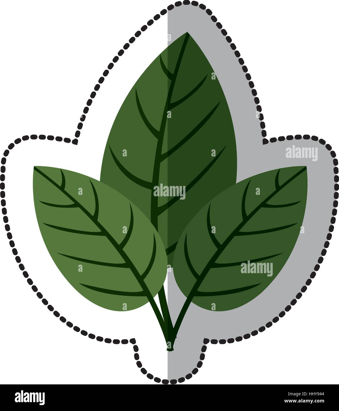 Green stem spot Stock Vector Images - Alamy