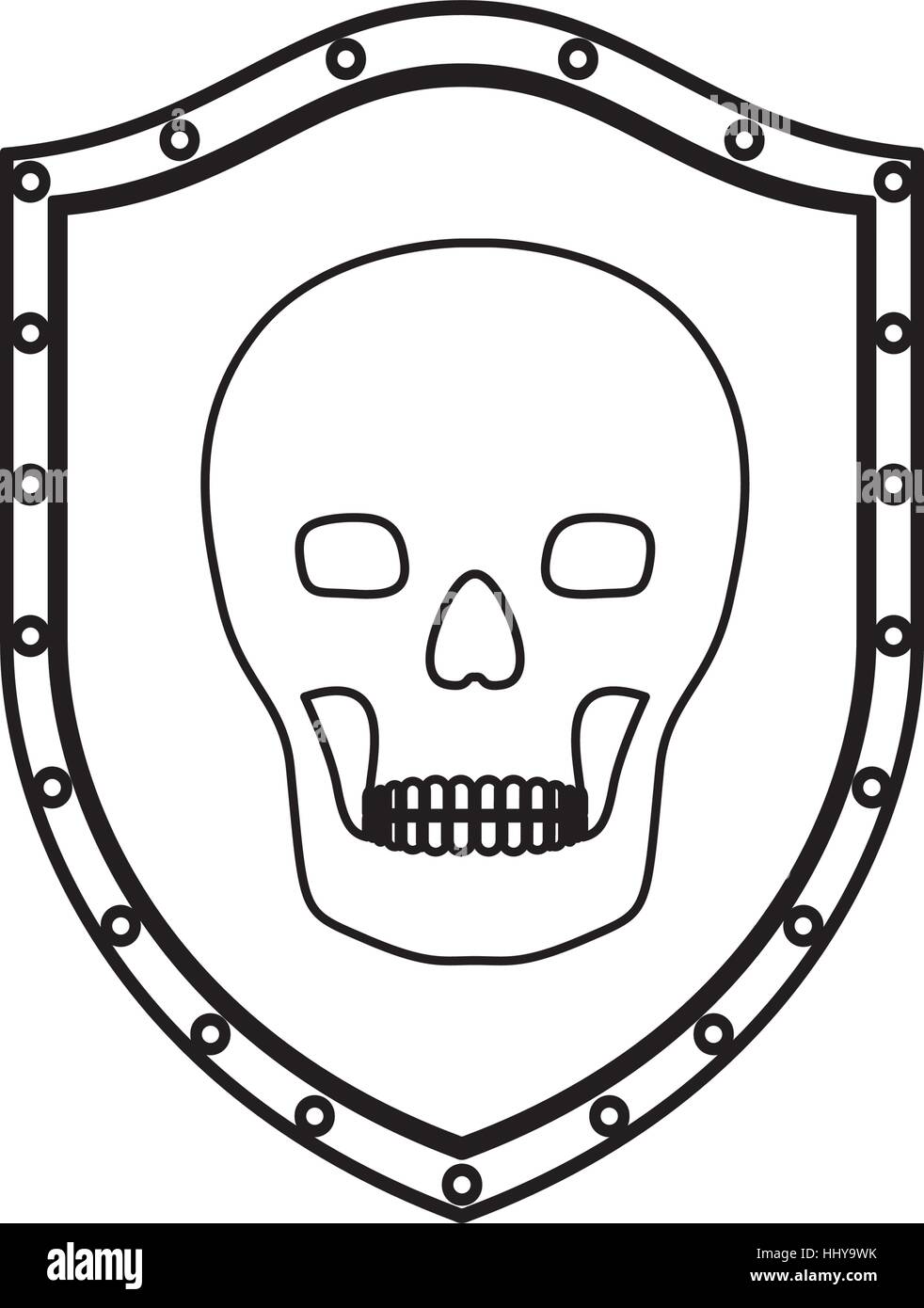 Skull guard Stock Vector Images - Alamy