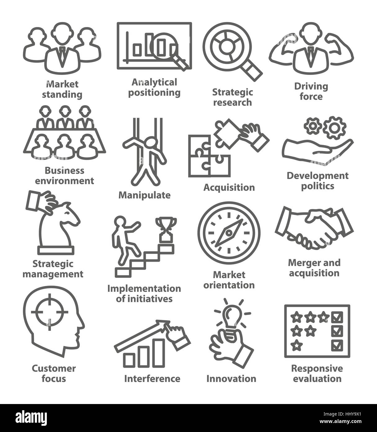 Research management Stock Vector Images - Alamy