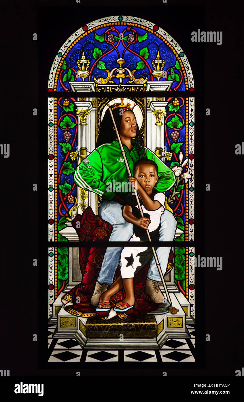 Kehinde wiley exhibition hi-res stock photography and images - Alamy