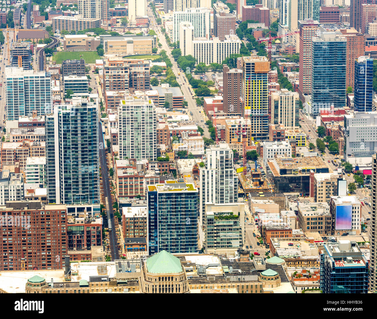 Modern city top view hi-res stock photography and images - Alamy