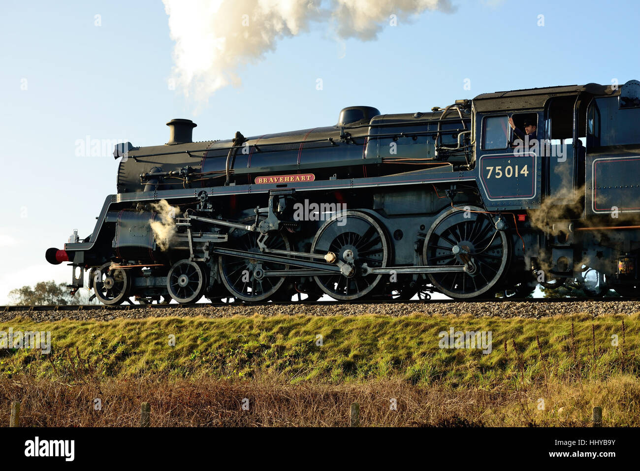 Santa steam train devon hi-res stock photography and images - Alamy