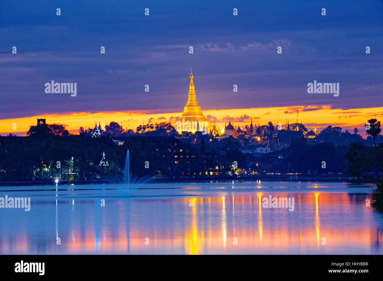 Yangon landmark hi-res stock photography and images - Alamy