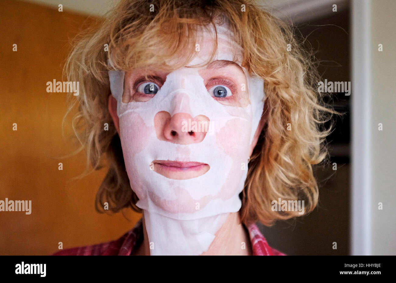 Middle age face beauty hi-res stock photography and images - Alamy