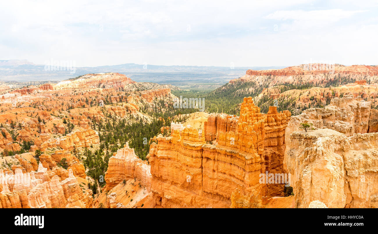 Bryce Canyon landscape from the top of mountain Stock Photo - Alamy