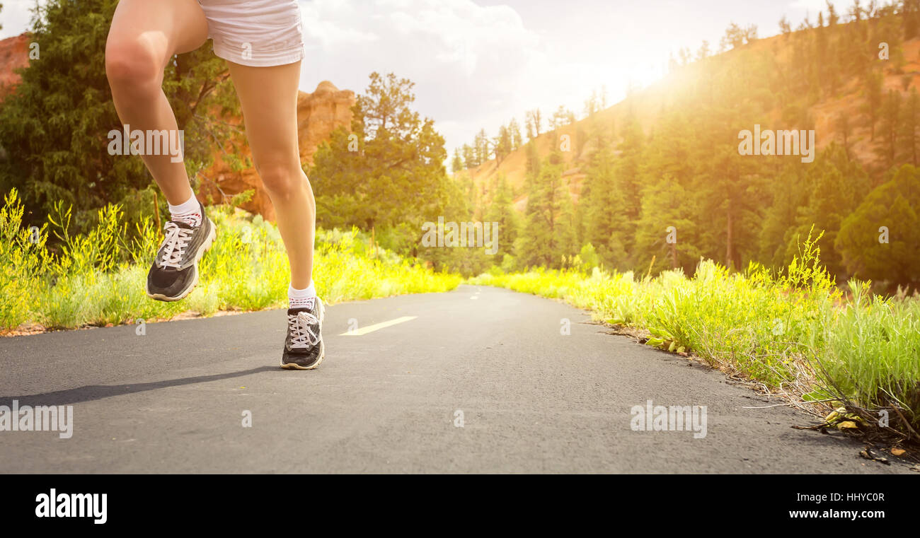 Legs in sport shoes hi-res stock photography and images - Alamy
