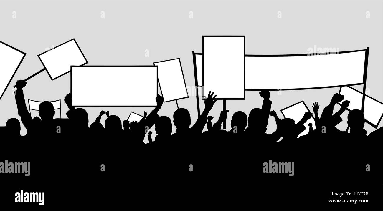 Demonstrating banner hi-res stock photography and images - Alamy