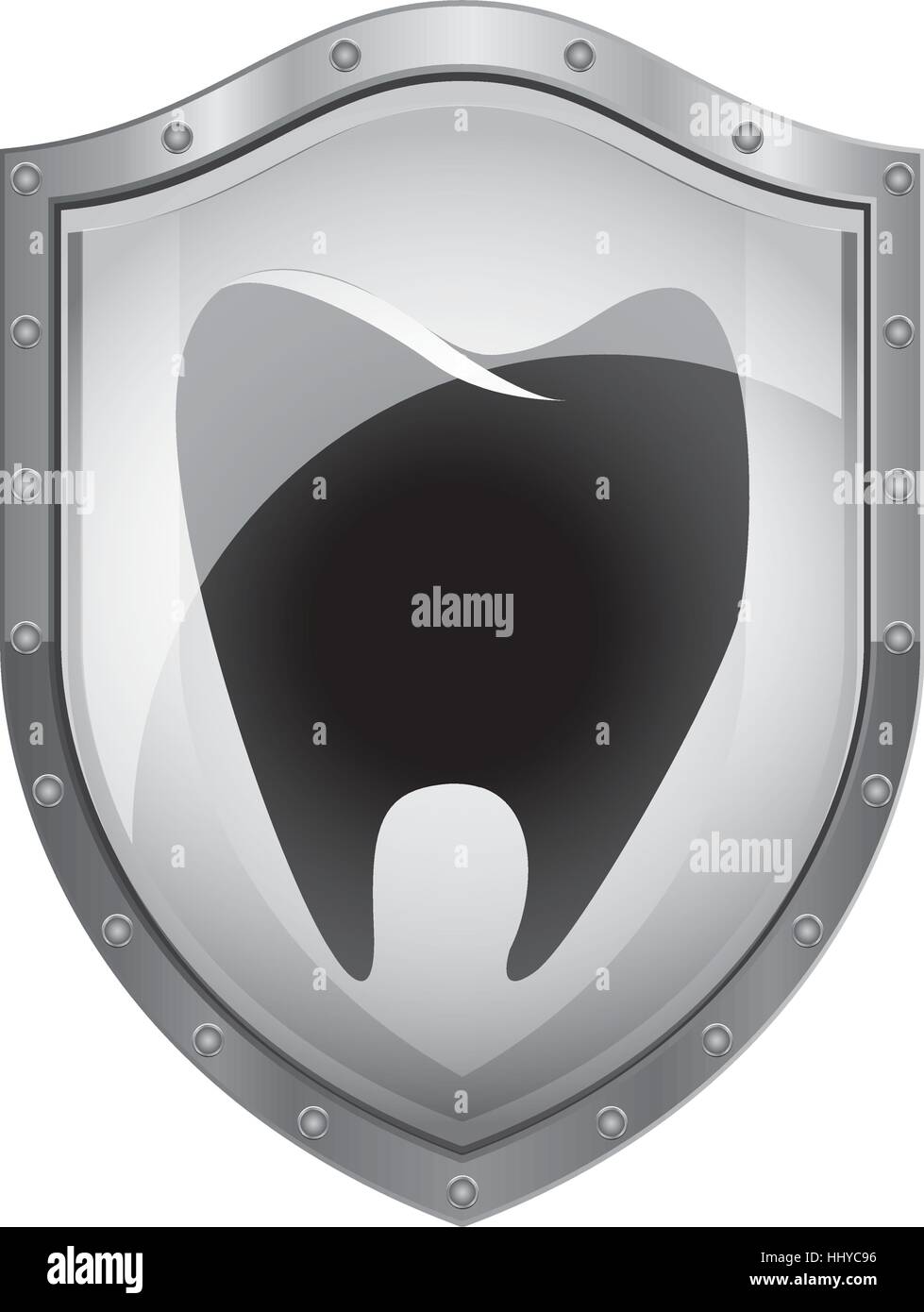 Metallic tooth Stock Vector Images - Alamy