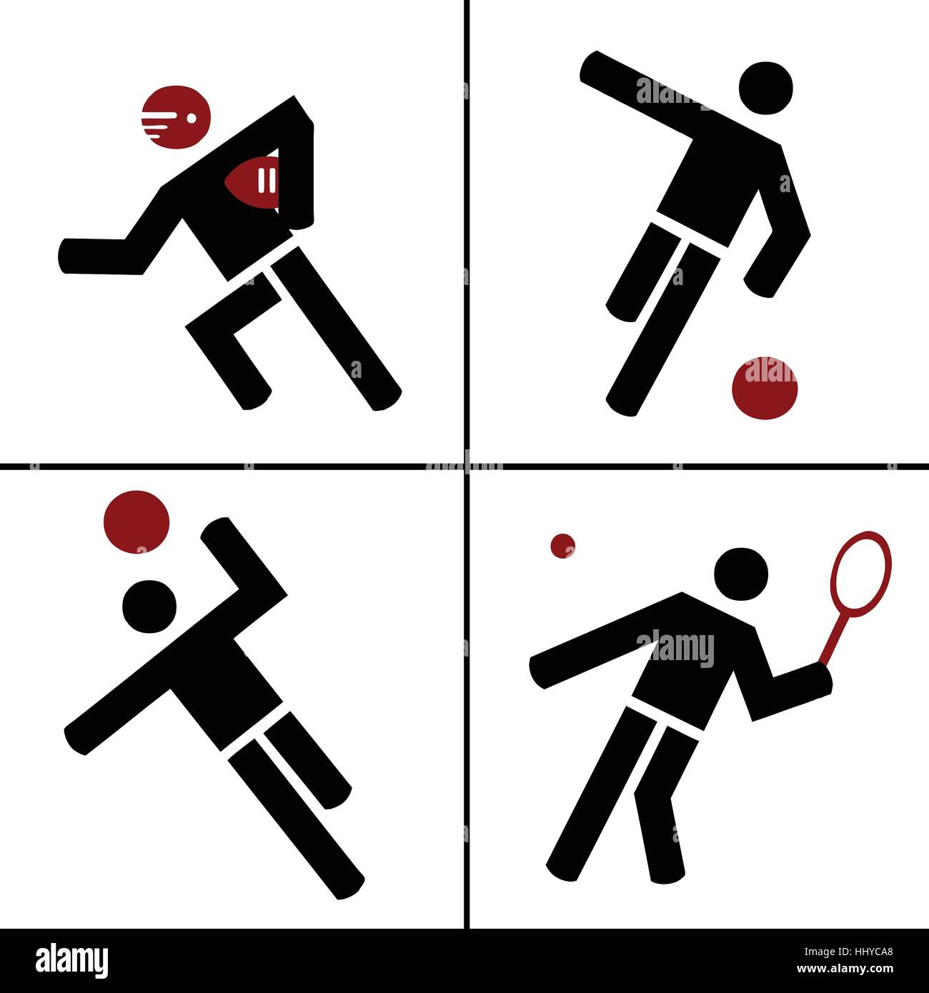 sport figures illustration isolated Stock Vector Image & Art - Alamy