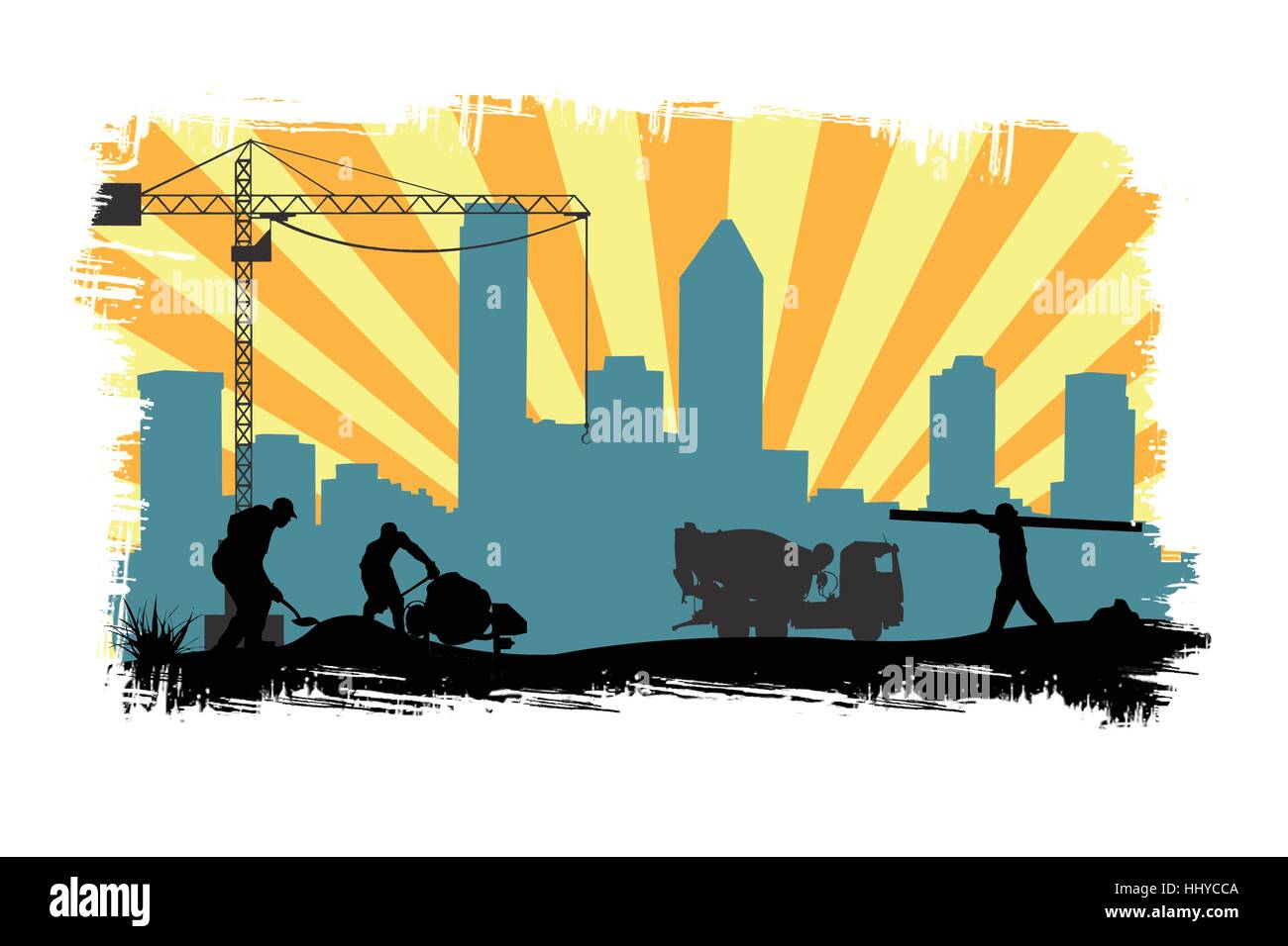 Work job workplace job working site Stock Vector Images - Alamy