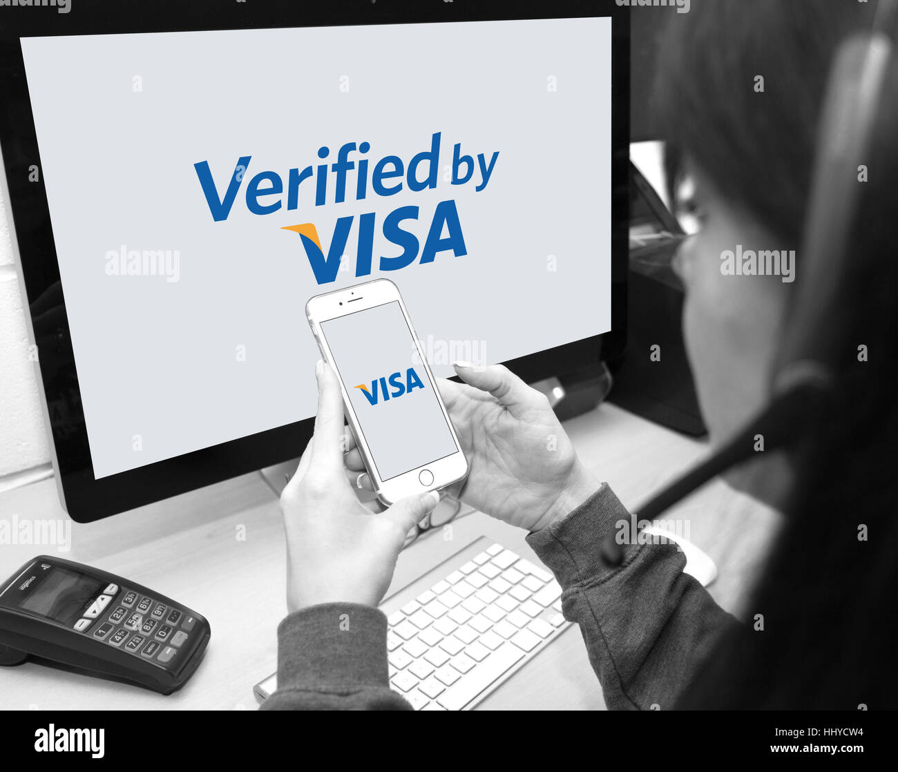 Visa typing hi-res stock photography and images - Alamy