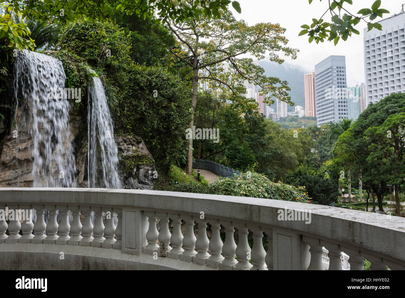The fall in Hong Kong park Stock Photo - Alamy