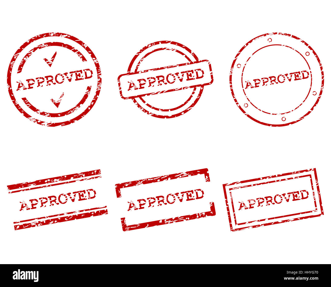 Approved stamp hi-res stock photography and images - Alamy