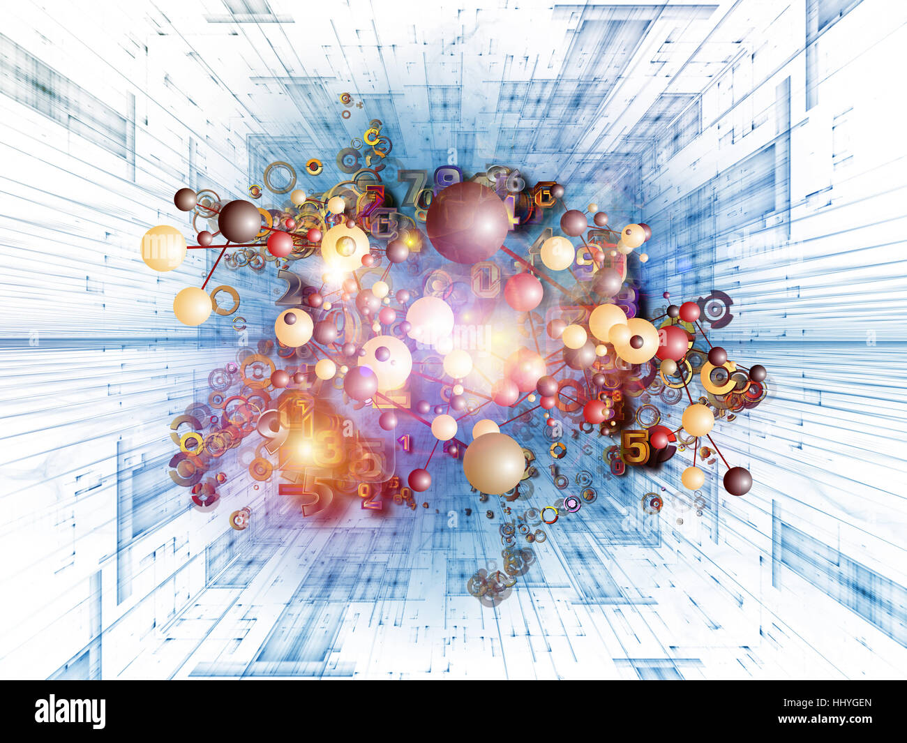calculation, arrangement, composition, science, research, communication ...