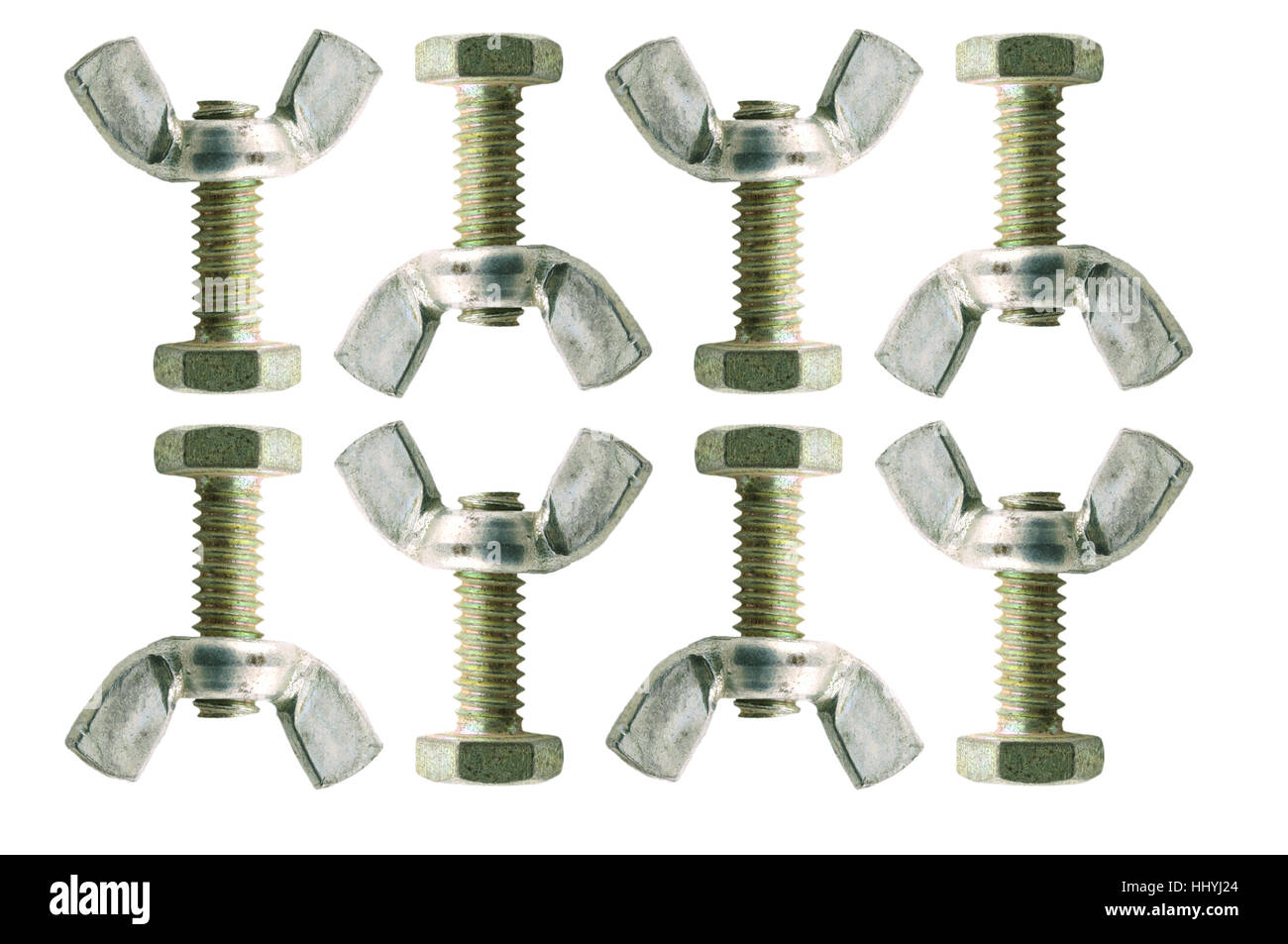 wing, steel, pivots, bolt, metallic, thread, work, tool, isolated, wing ...
