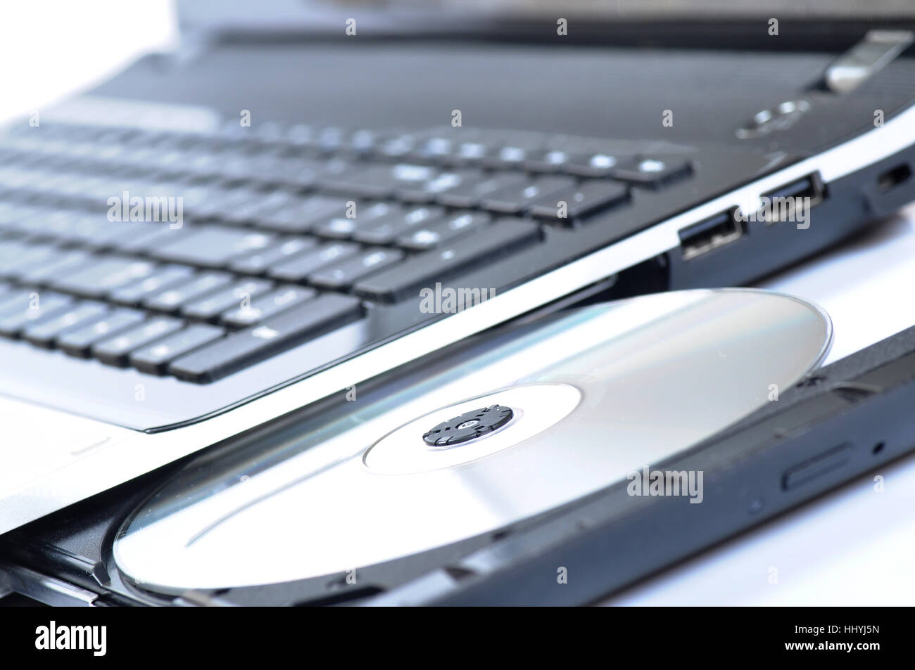 laptop, notebook, computers, computer, disc, open, CD, technology ...