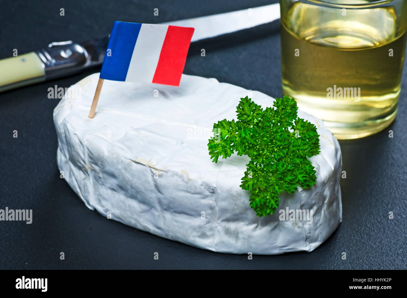 french soft cheese Stock Photo - Alamy