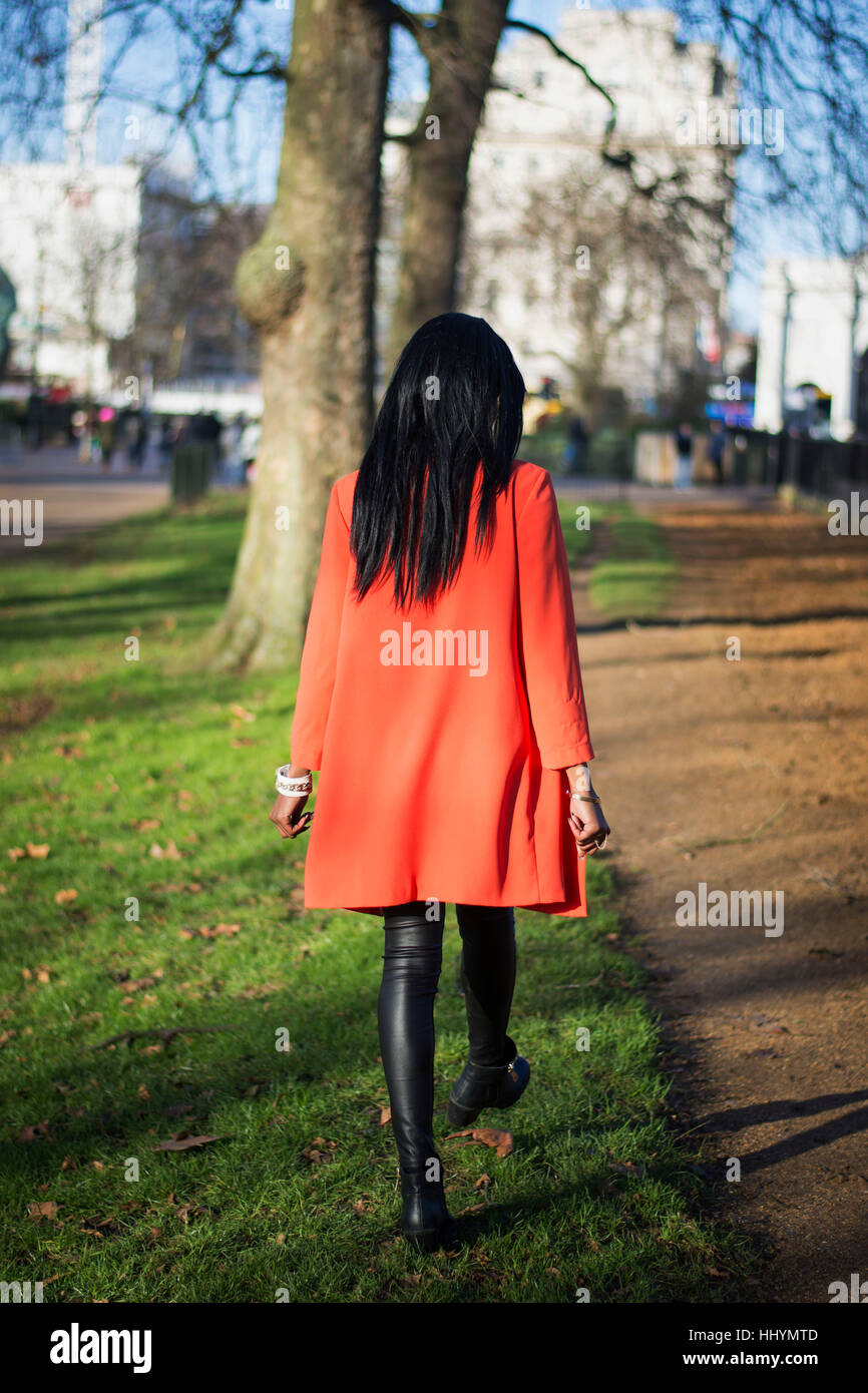 Beautiful model in London Stock Photo - Alamy
