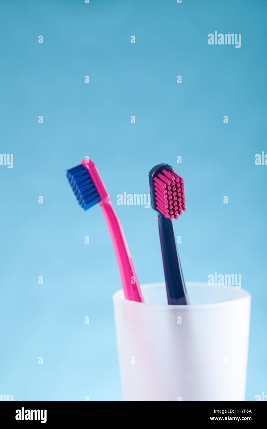 objects, hygiene, toothbrush, dental, care, jagged, blue, objects ...