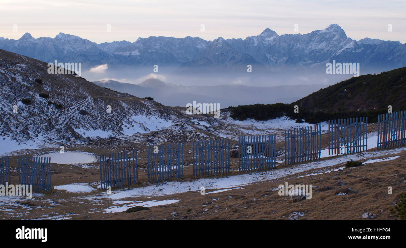 alps, alp, sunrise, timberline, meadow, mountain, scenery, countryside ...