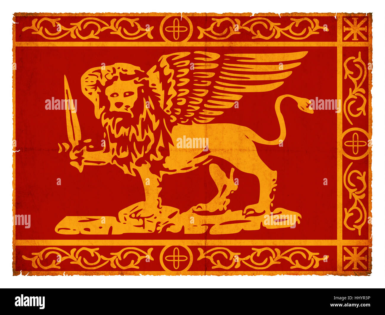 Venice flag hi-res stock photography and images - Alamy