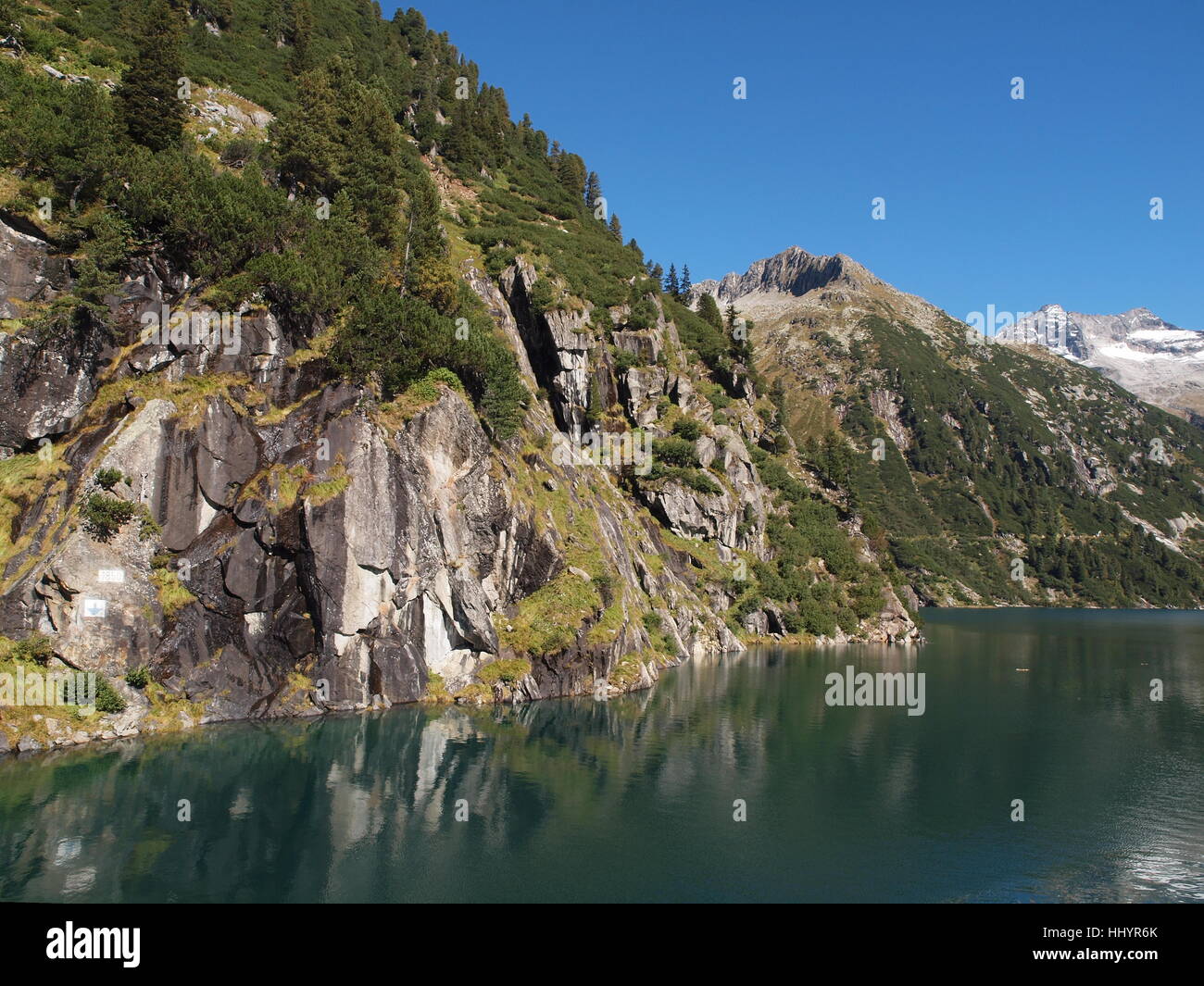 mountains, alps, austria, look, glancing, see, view, looking, peeking ...