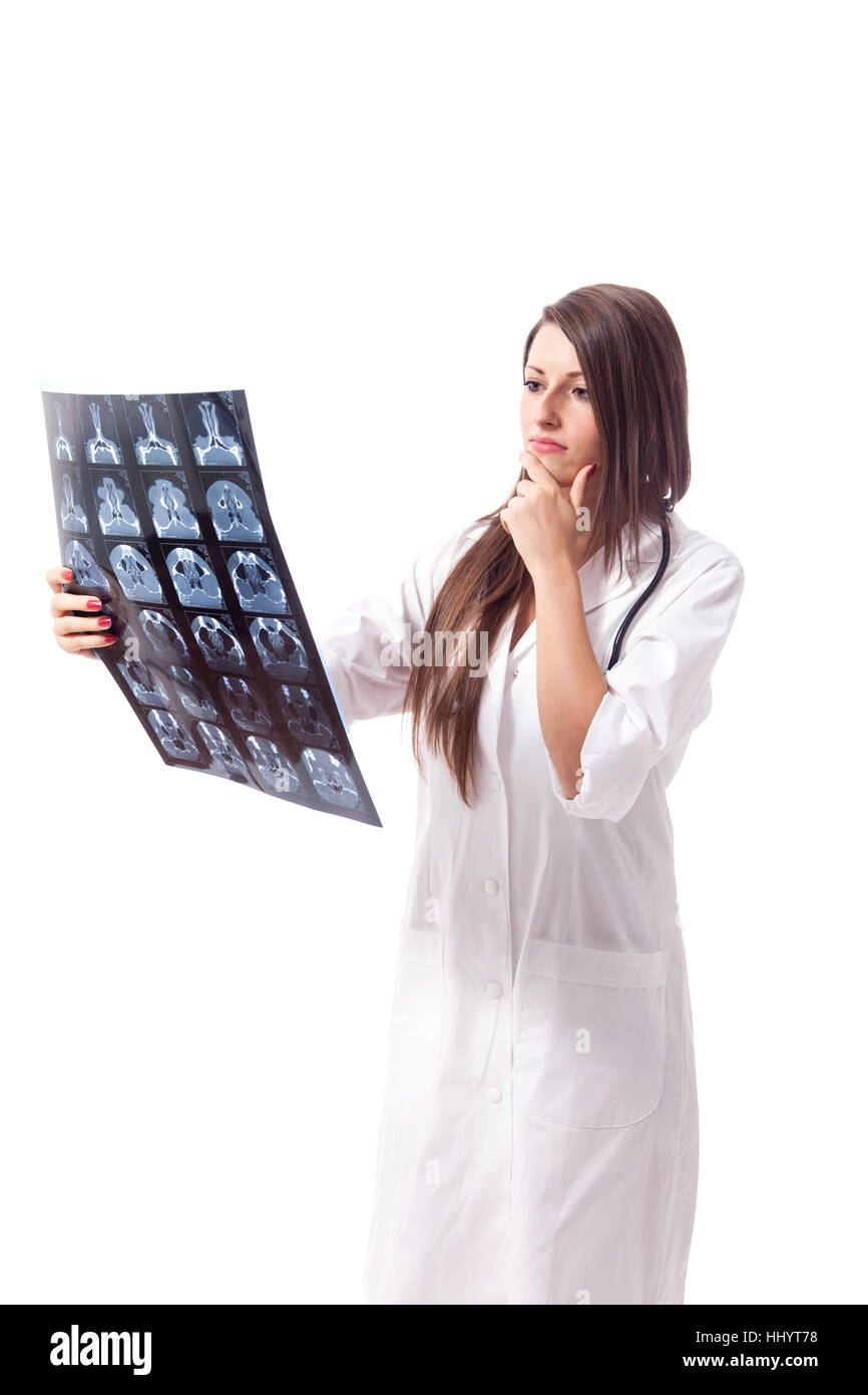 doctor, physician, medic, medical practicioner, woman, health, isolated ...