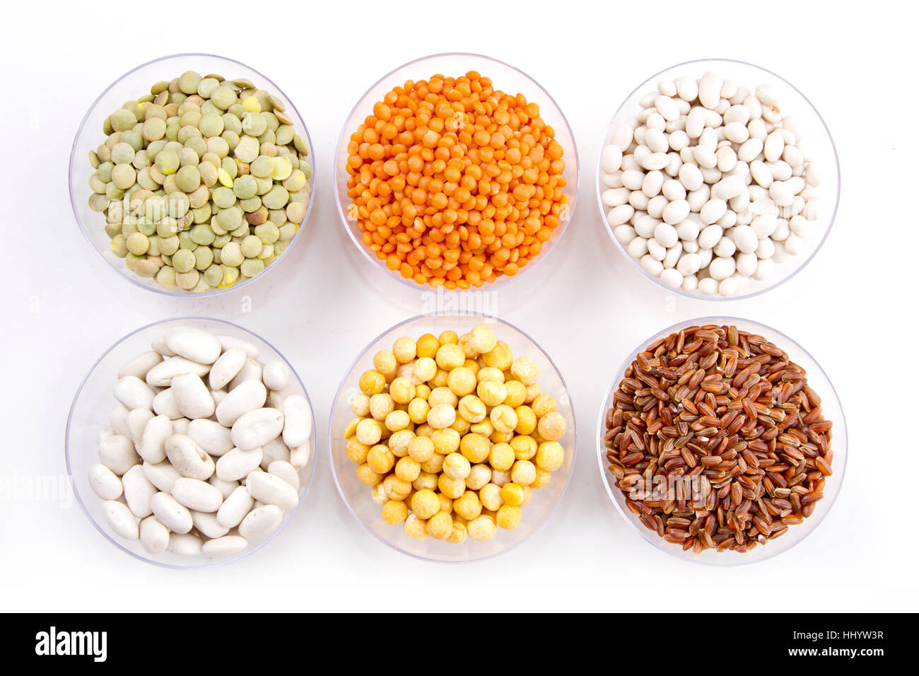 beans, lenses, variety, leguminous plants, flatulences, rice, food ...