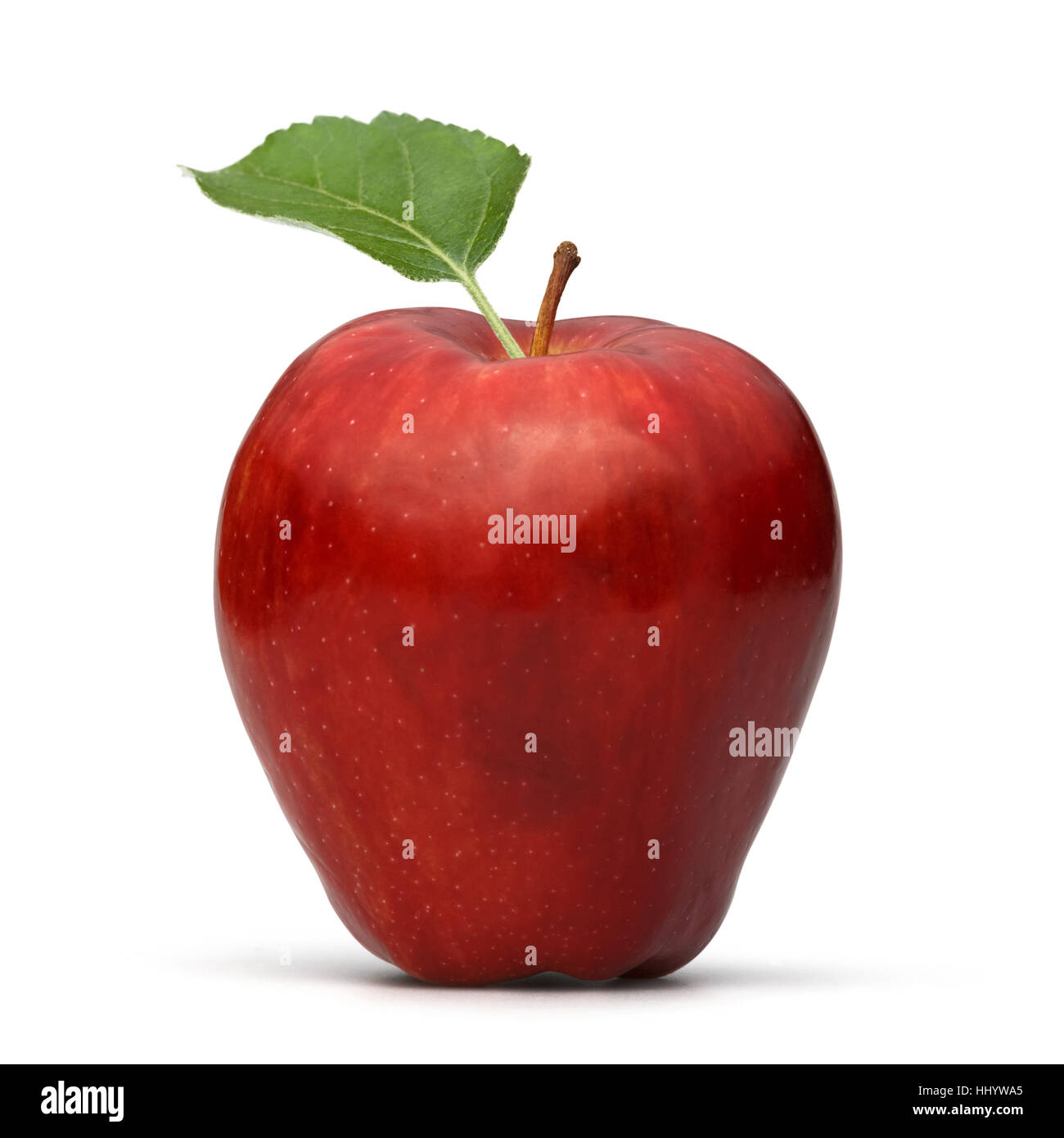 isolated, backdrop, background, white, apple, red, food, aliment, leaf ...