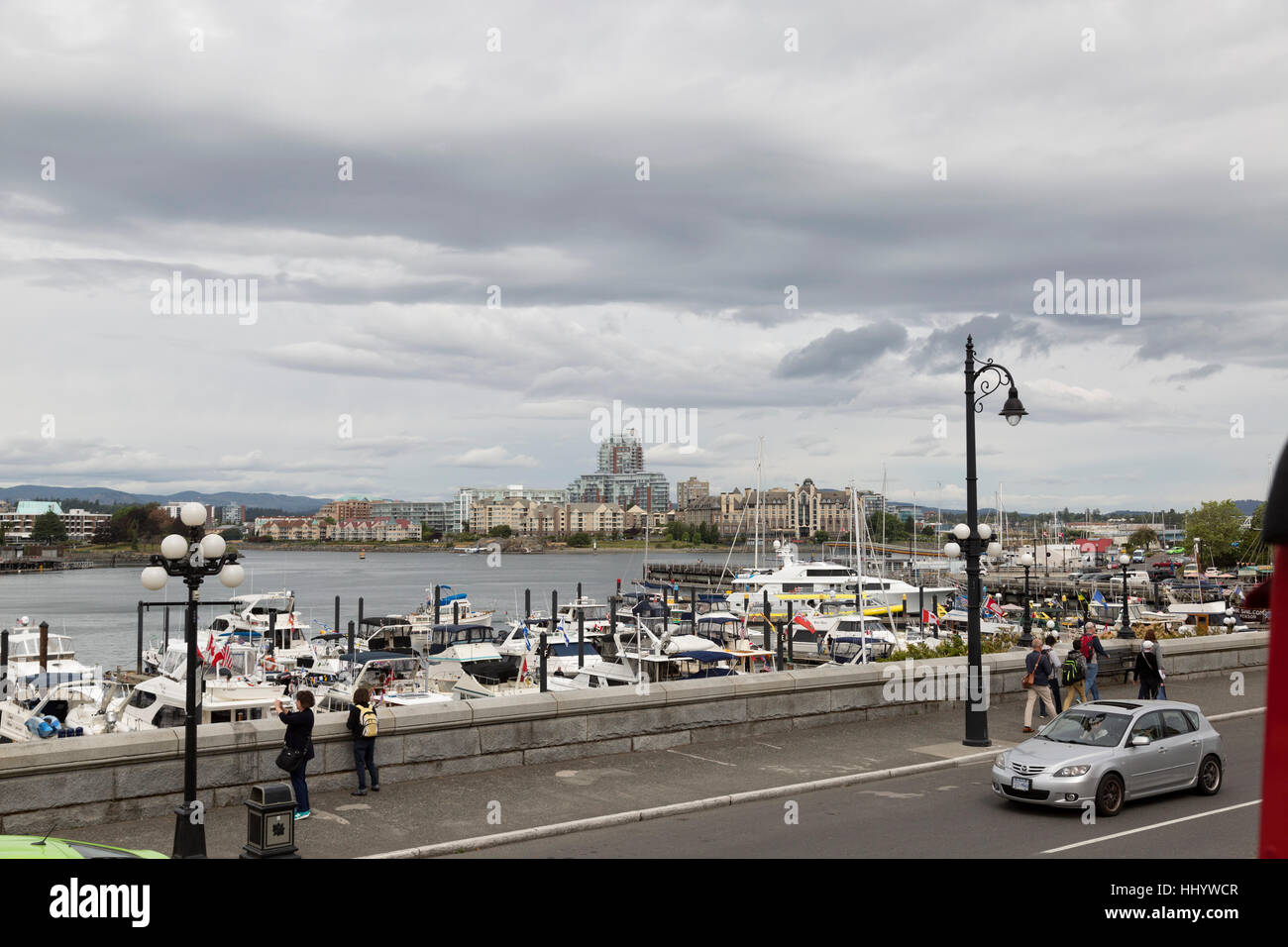View of harbor in downtown Victoria, British Columbia Stock Photo - Alamy