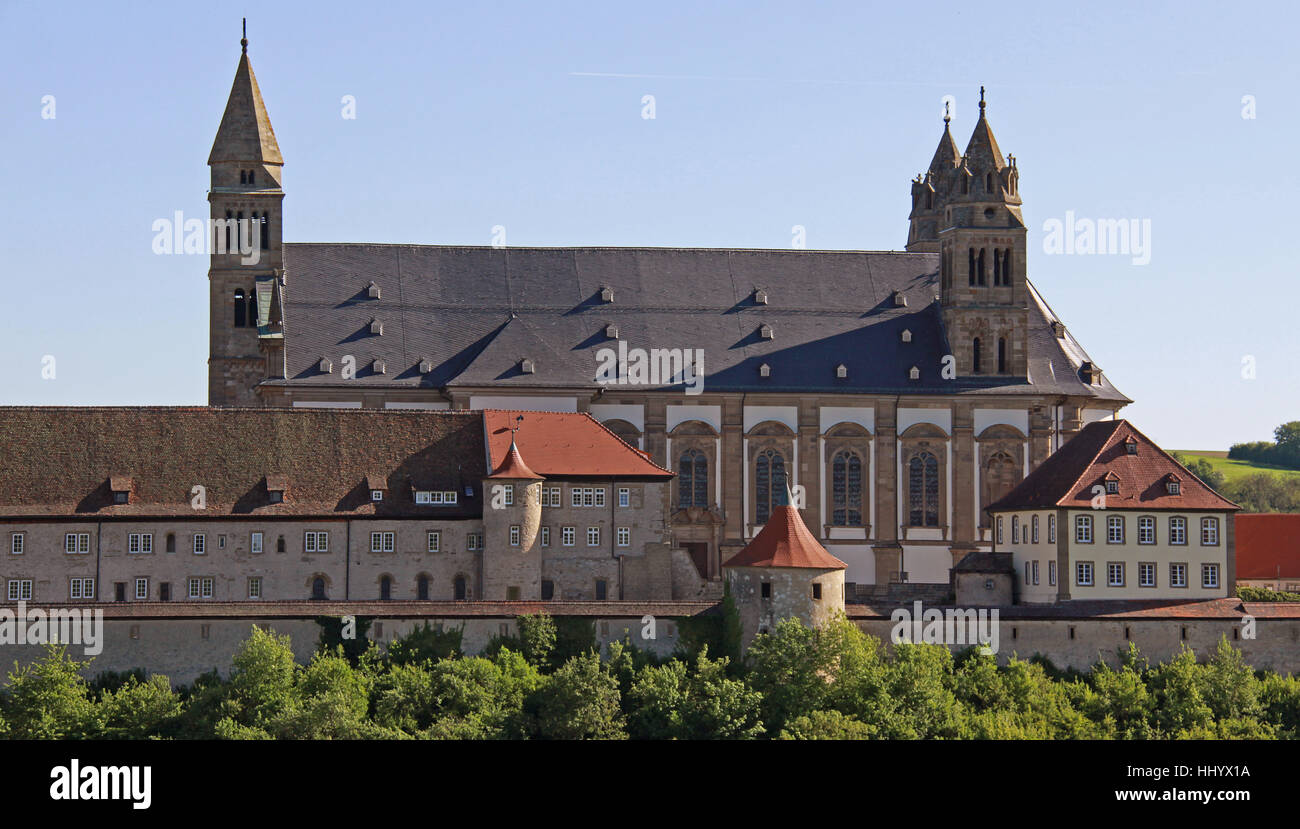 collegiate church, detail, church, baroque, monastery, style of ...