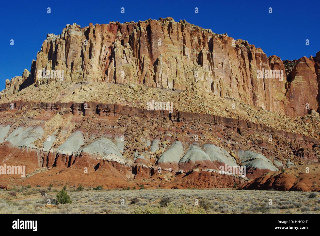 blue, rock, bush, firmament, sky, mountain, wall, blue, usa, rock ...