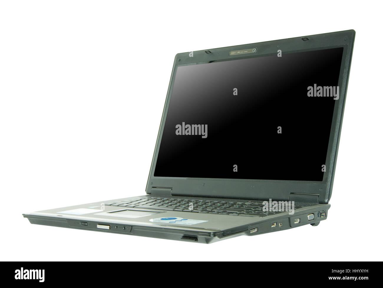 Notebook personal computer on white background Stock Photo - Alamy